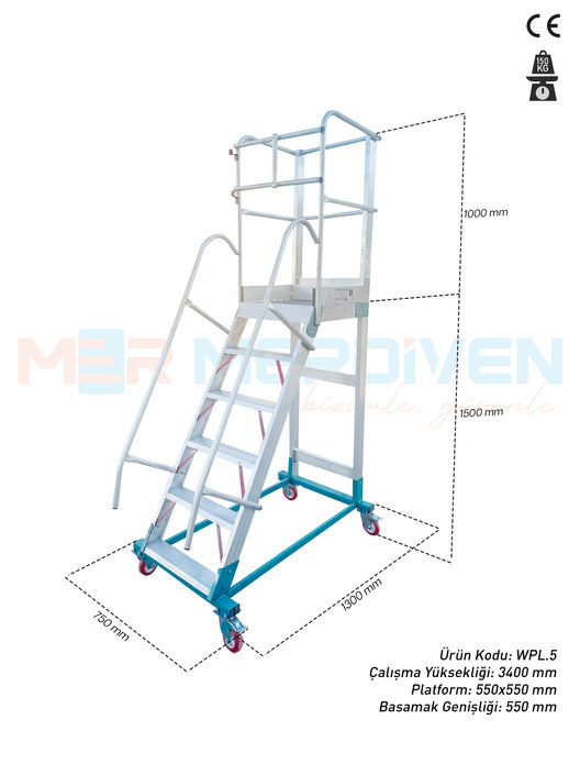 Platformlu Merdivenler | Mer Merdiven | Gaziantep