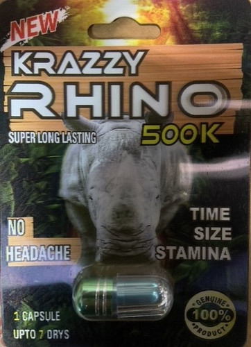 NEW KRAZZY RHINO 500K (1 TO 24 PACK)100% GENUINE | MegMalls