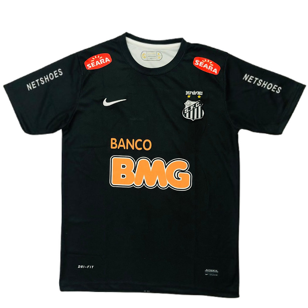 Neymar Jr Santos Black | Golazo Jerseys
