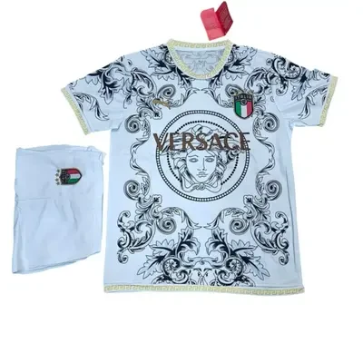 Italy X Versace White SET | Golazo Jerseys