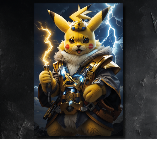 Pikachu God of Thunder | Print House Panama
