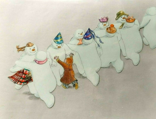 The Snowman Raymond Briggs James Film Original 1982 Animation Art Cel ...