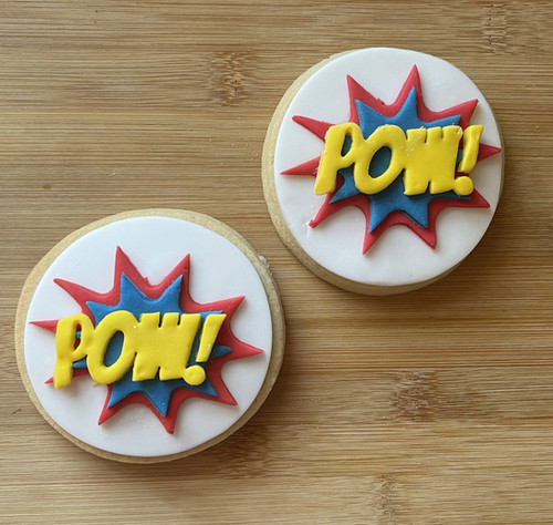 POW! and Number Biscuits | Baroness Bakery
