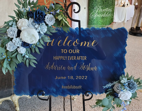 Custom Event Welcome Entry Sign | Parties That Sparkle