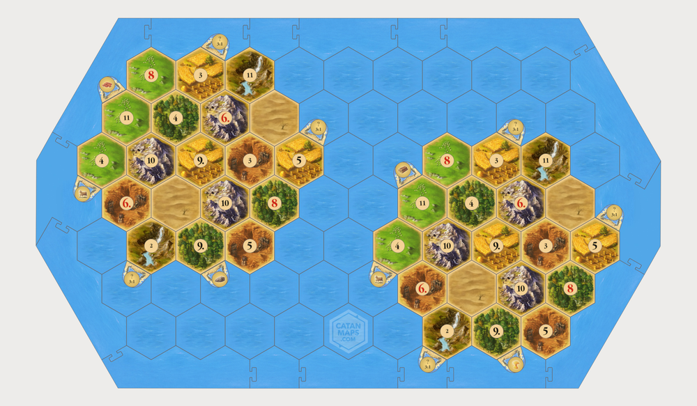5 New and Exciting Settler's of Catan Maps | Official Game Rules