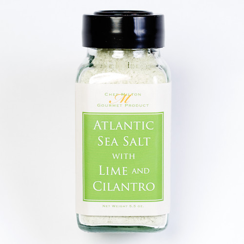 Atlantic Sea Salt with Lime and Cilantro | Chef Milton Gourmet