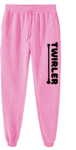 Pink Glitter Sweatpants | onlytwirlers