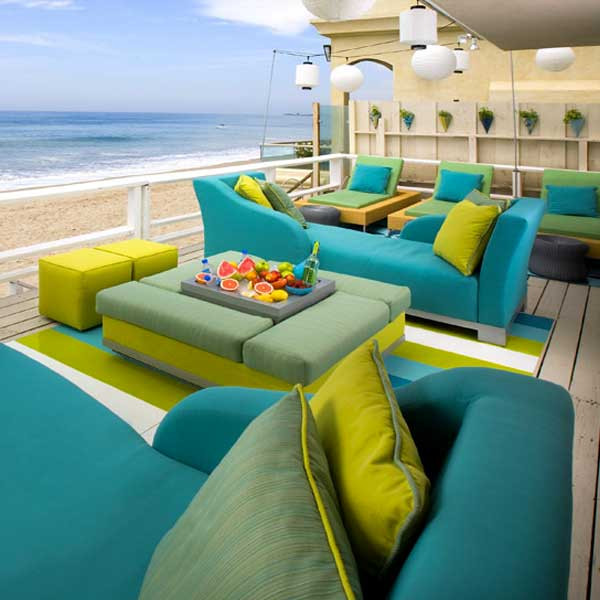 Outdoor Fully Upholstered Sofa Set