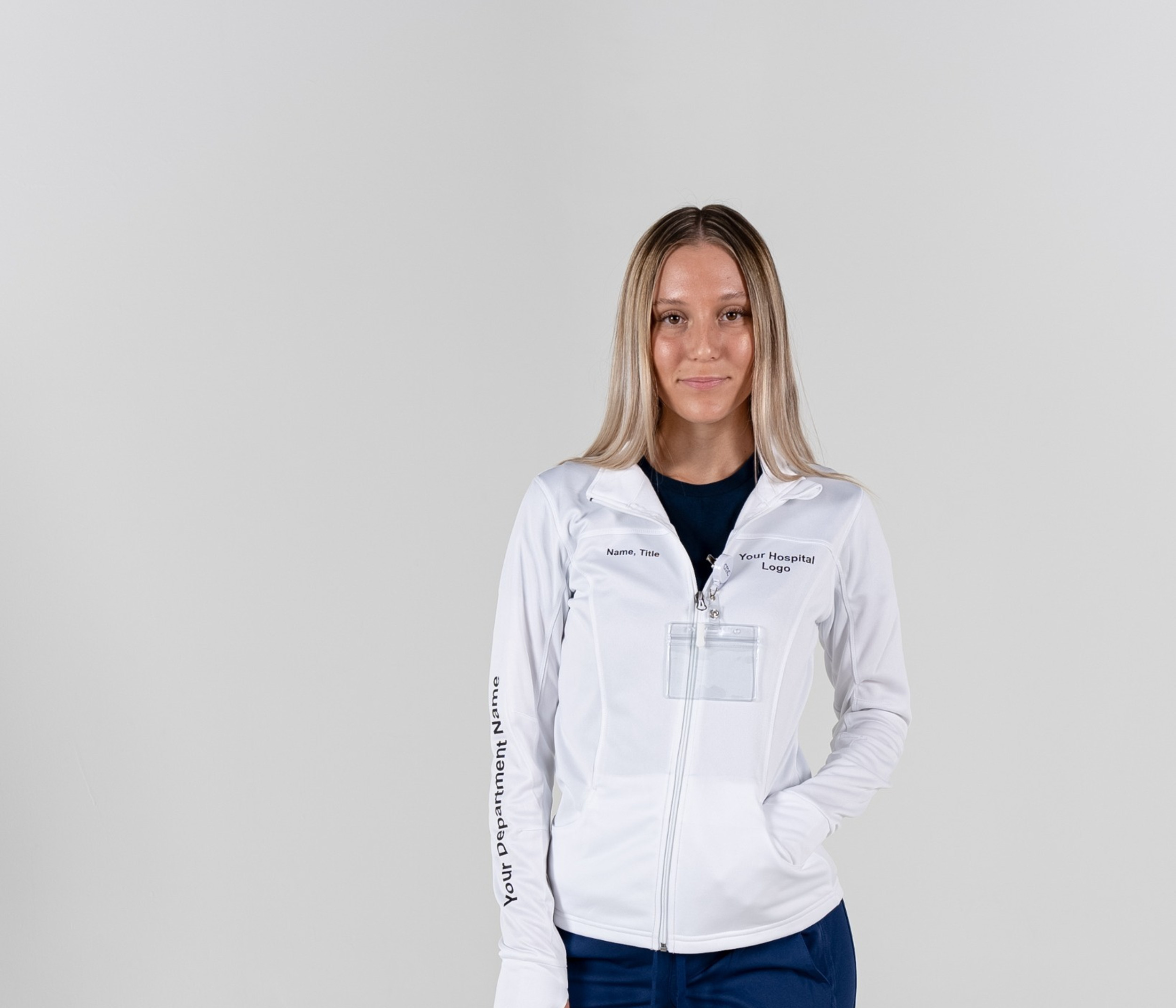 Nursing Personalized Scrub Jacket | Designed for Healthcare ...