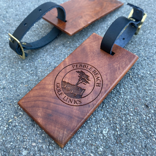 Engraved Wood Golf Bag Tag / Luggage Tag | Wood U Like Inc