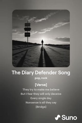 The Diary Defender Song
