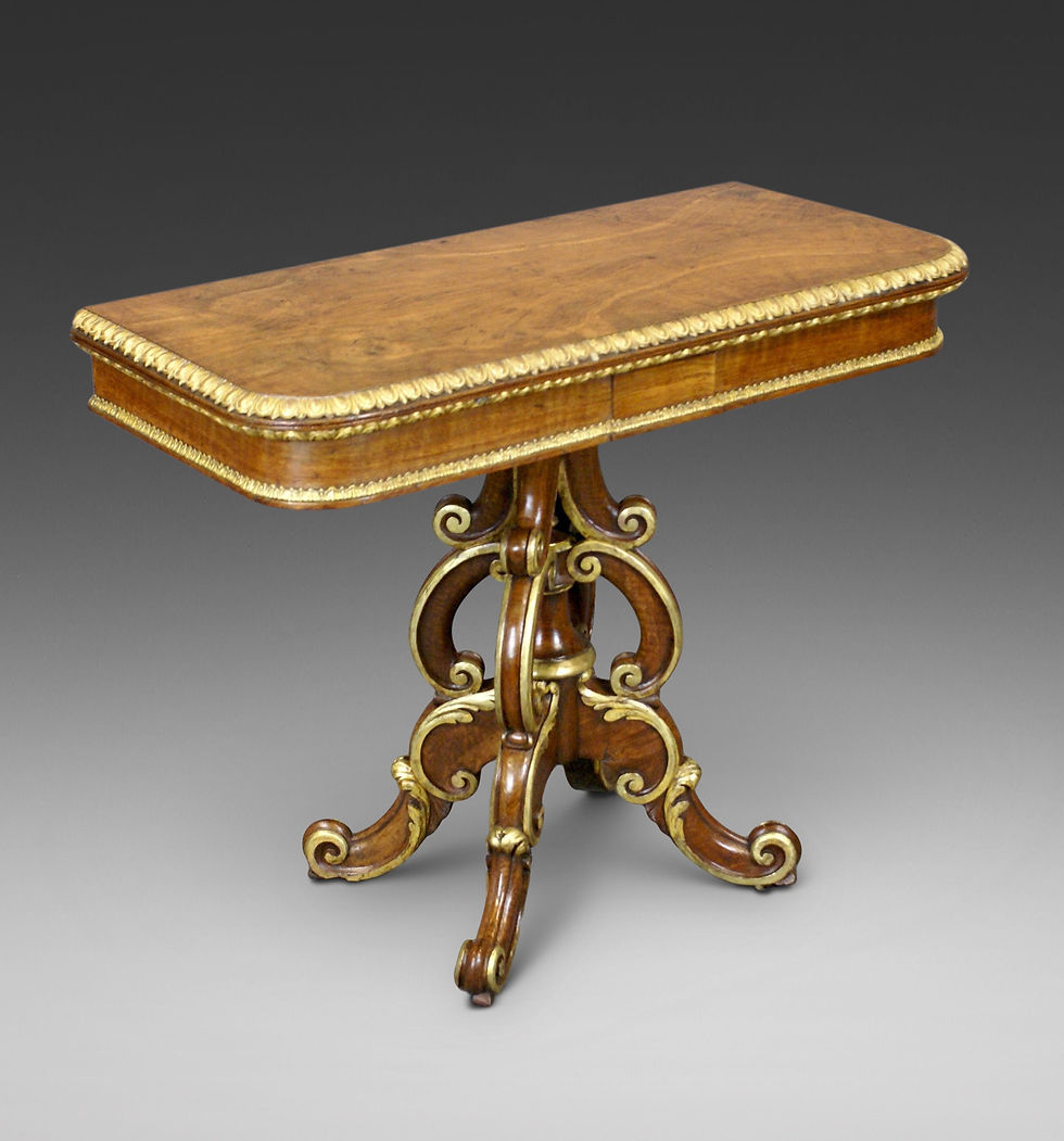 A Card Table By Lamb Of Manchester | WJGAntiques.com