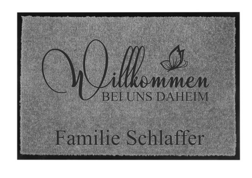 "Willkommen bei uns Daheim Familie" | SchilderWerkstatt