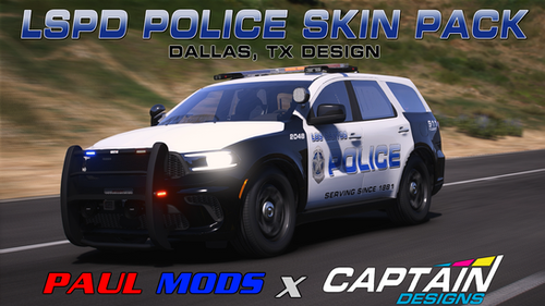LSPD POLICE SKIN PACK (DALLAS, TX) | Paul Modifications