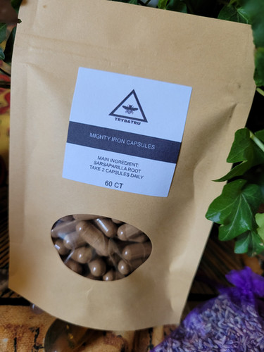 Mighty Iron Capsules 60 count | TRYB&TRU WELLNESS