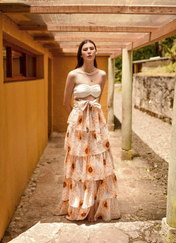 Suntuario maxi skirt | Ivory Atelier