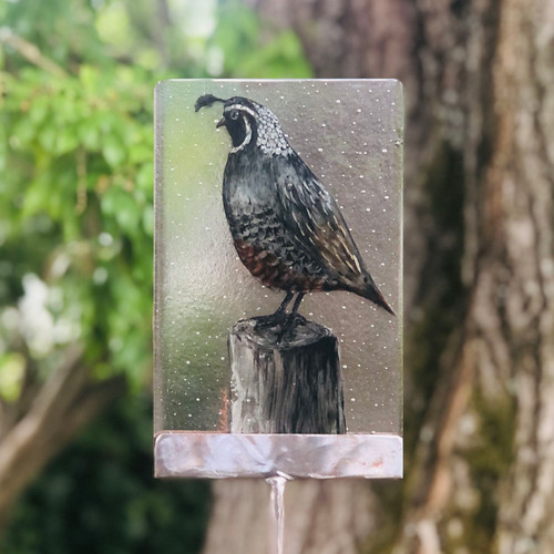 "Justin" glass panel | 2025 WL