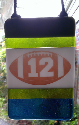 "Large Hanging 12" glass panel | 2025 WL