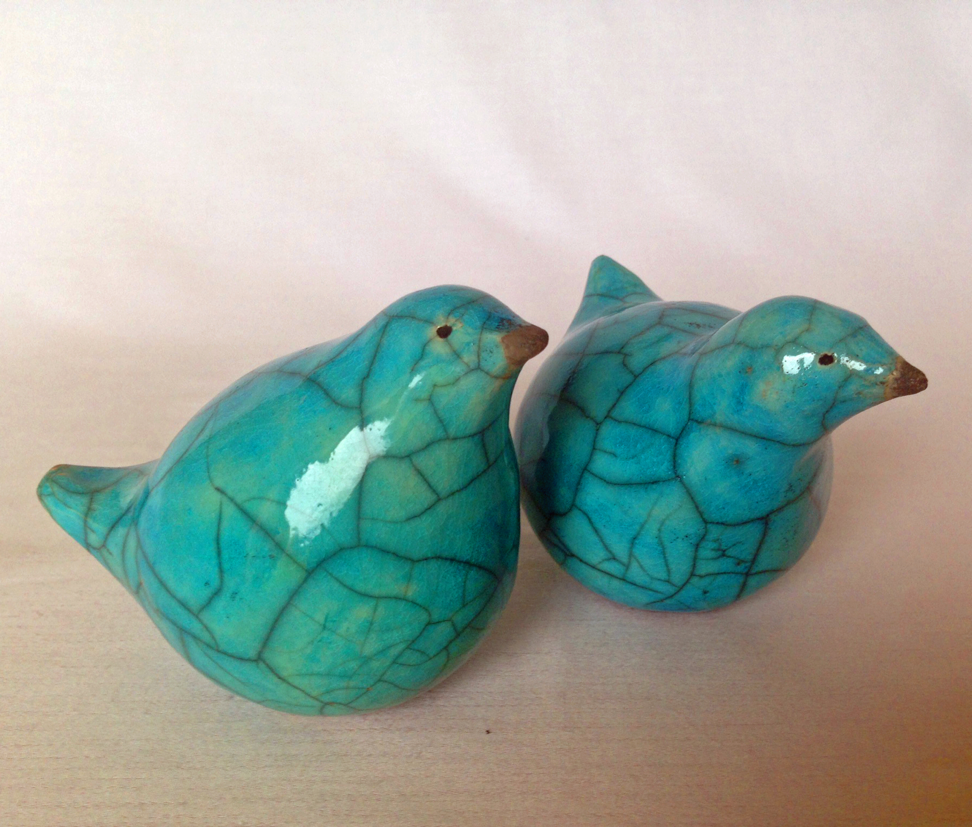 Nathalie Hamill Raku animals