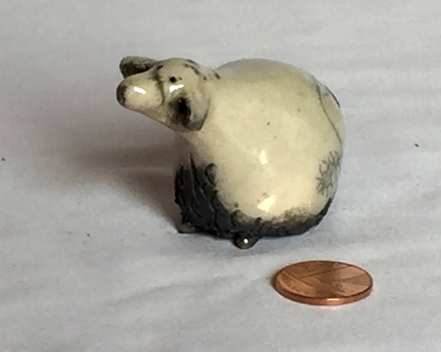 Nathalie Hamill Raku animals