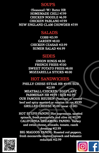 Menus | onaroll-deli