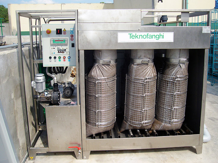 Teknobag-Draimad Package - Dewatering systems with draining bags.
