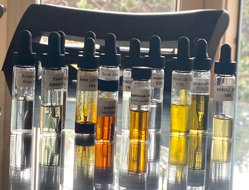 Perfume Blending Session at The Miner’s Bazaar | RoseBud Perfume Lab