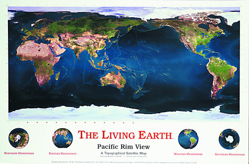 Living Earth Pacific Rim View Map | Spaceshots, LLC
