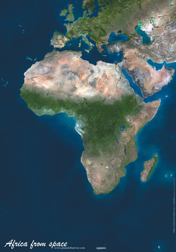 Africa from Space Map | Spaceshots