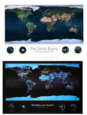 The Living Earth - The Brilliant Earth Poster Set | Spaceshots, LLC