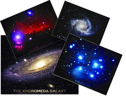 Celestial Set - Set of 4 Astronomy Posters | Spaceshots, LLC