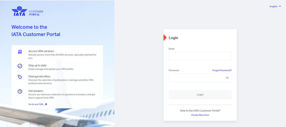 คู่มือลงทะเบียน IATA customer portal