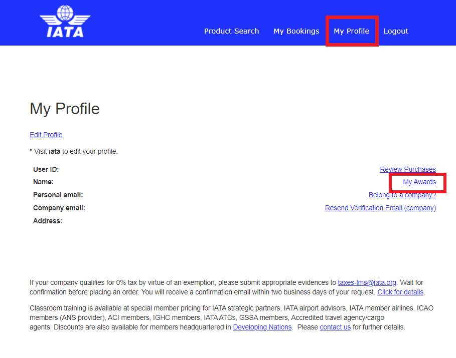 คู่มือลงทะเบียน IATA customer portal