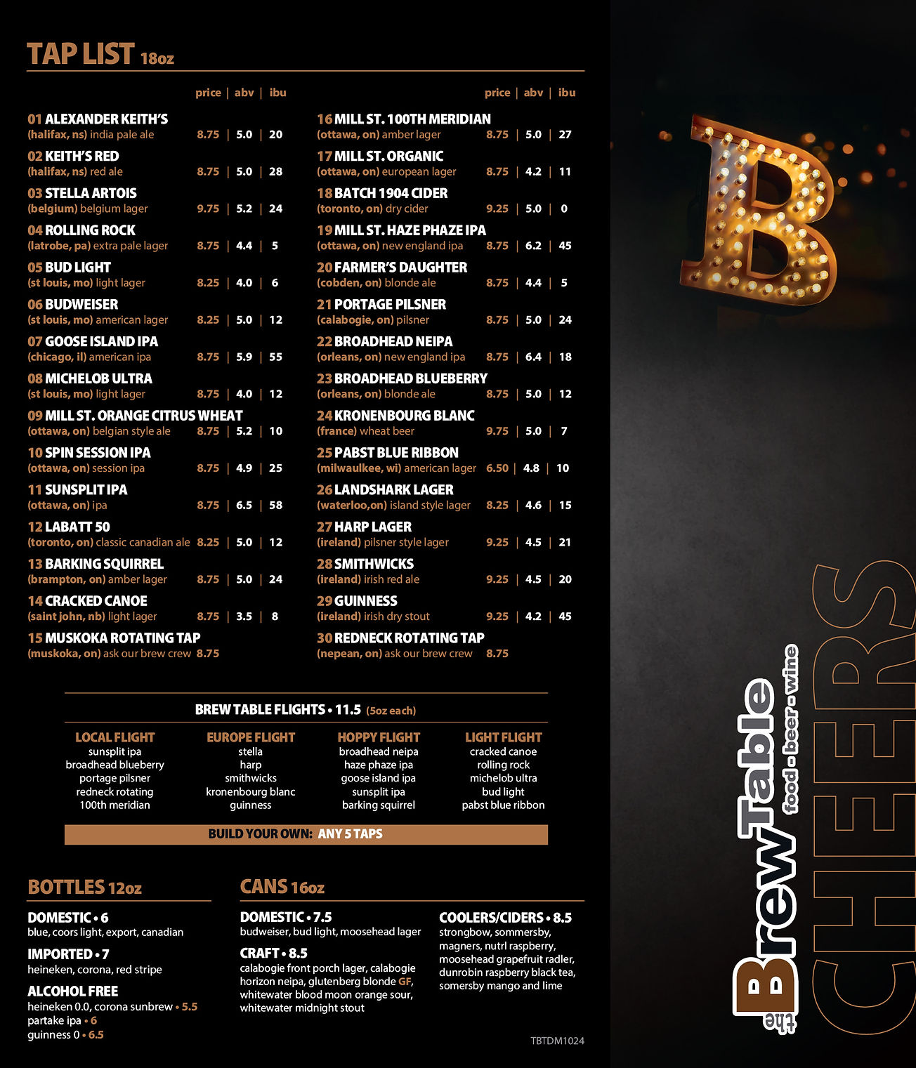 OUR BAR | The Brew Table 1