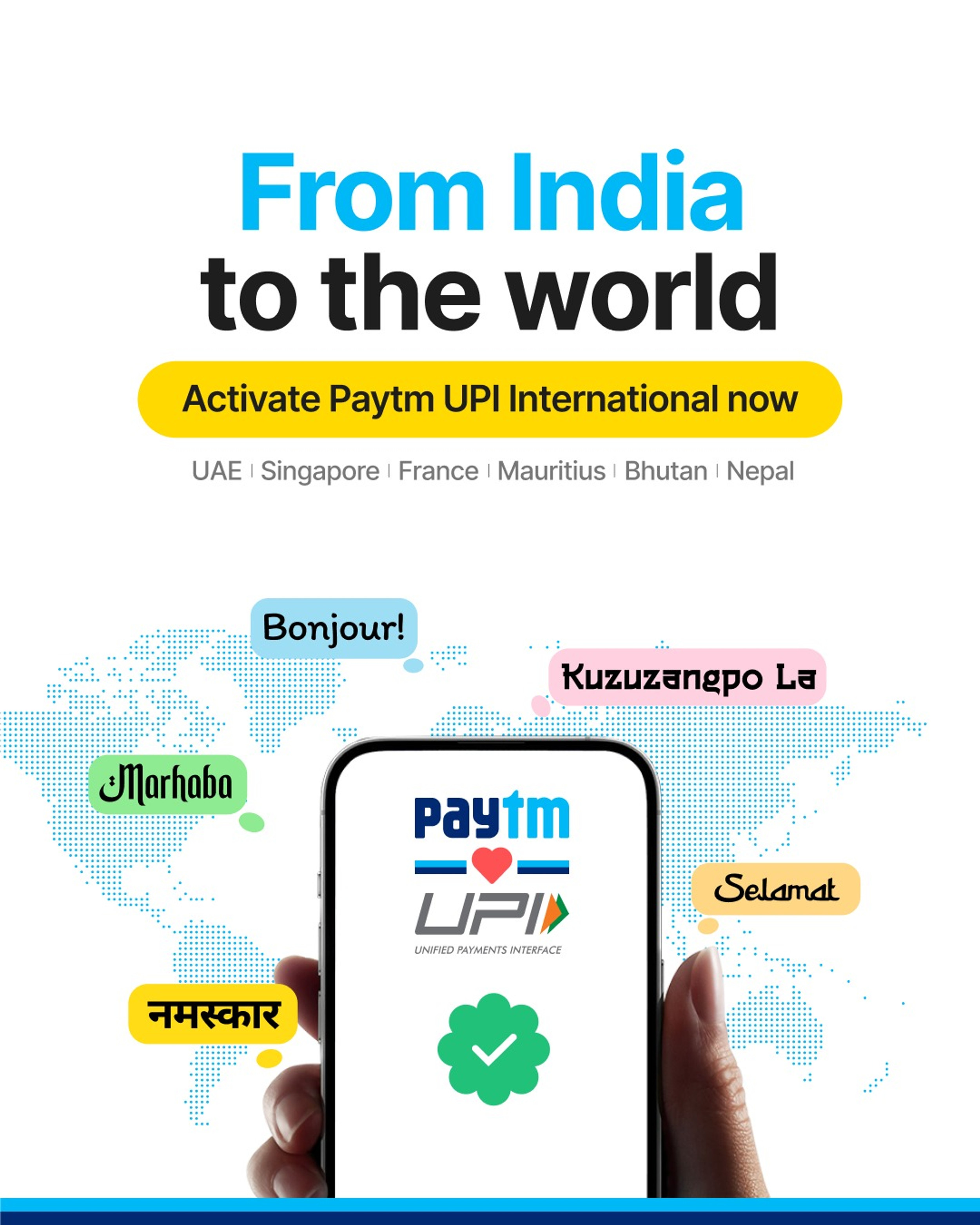 Paytm UPI Expands Worldwide with the Launch of UPI International | News ...