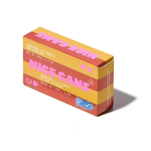 Nice Cans Sardines in Tomato and Peppers - 120g | The Canned Company