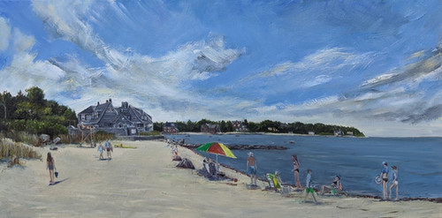 Art Print of MBL Stony Beach | jasonpritchardart