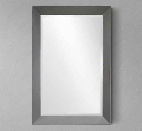 BMR 4003-24 - 24" Traditional Grey Frame Mirror | Vanity Depot