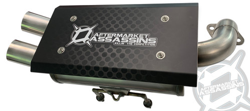 AA STAINLESS SLIP-ON EXHAUST FOR 2020 RZR PRO XP | MountainMadeOffroad