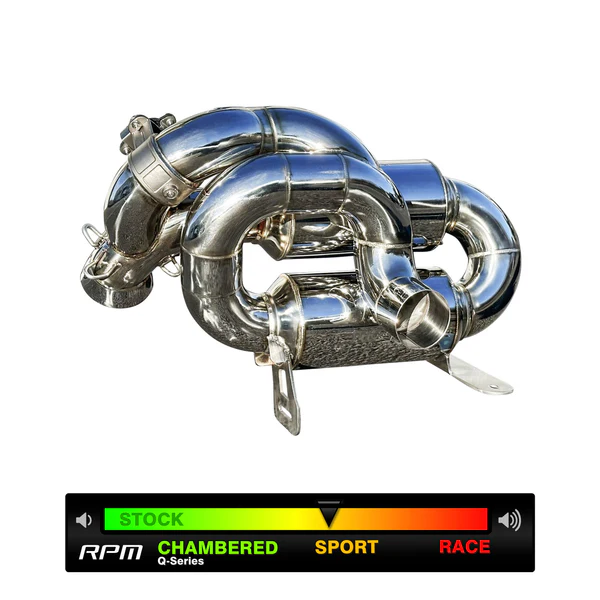 RPM SxS Can-Am Maverick R E-Valve Sport Muffler / Slip On Exhaust ...
