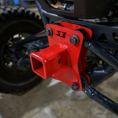 S3 POWER SPORTS POLARIS RZR PRO R / RZR TURBO R DOUBLE SHEAR 2" HITCH ...