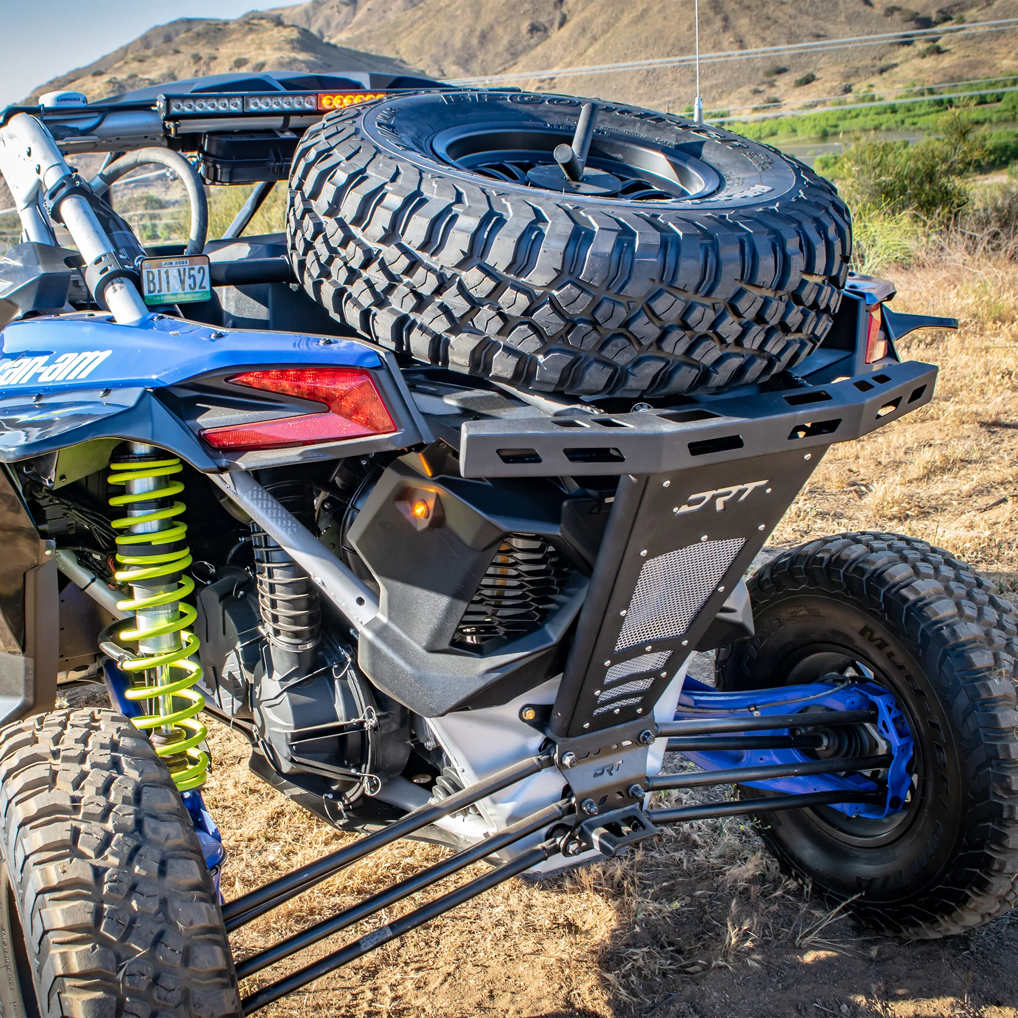 DRT Can-Am X3 2017+ Rear Bumper and Tire Carrier | MountainMadeOffroad