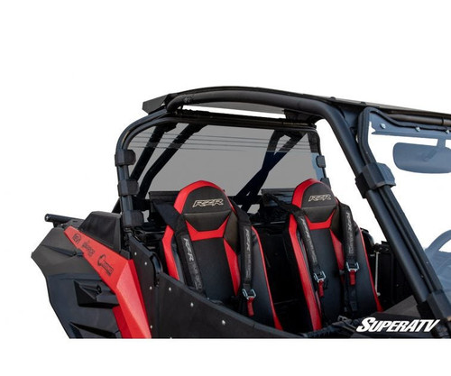 SUPER ATV Polaris RZR XP Turbo S Rear Windshield | MountainMadeOffroad