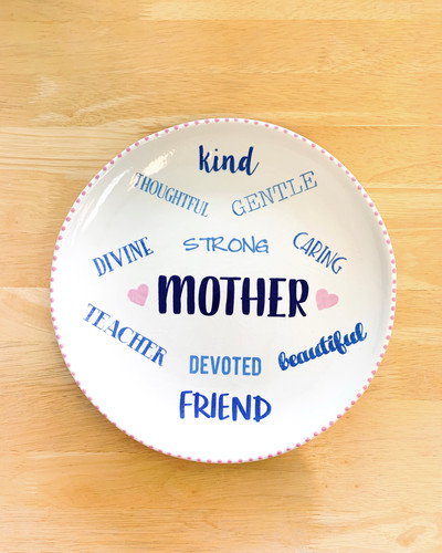 About my Mom Plate | Fun Time Pottery