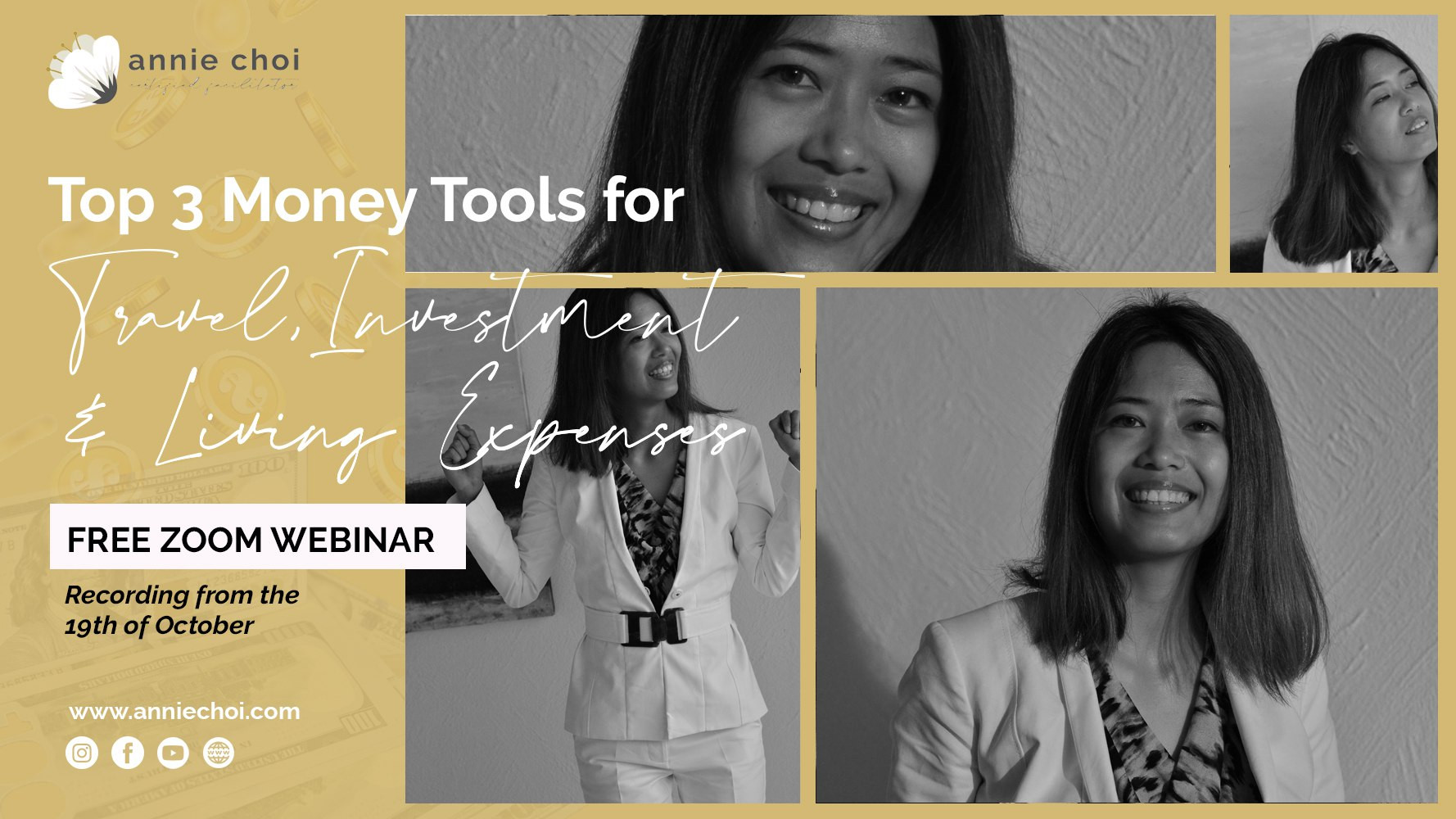 TOP 3 MONEY TOOLS | Annie Choi