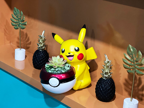 Pikachu pot plant by Godofpots HQ Resin | godofprops