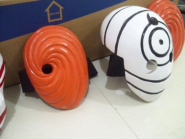 Tobi Akatsuki Naruto cosplay mask | godofprops