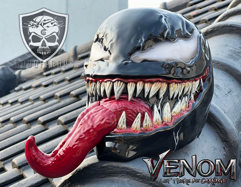 Venom helmet Let there be Carnage HQ Resin Extremely detailed | godofprops