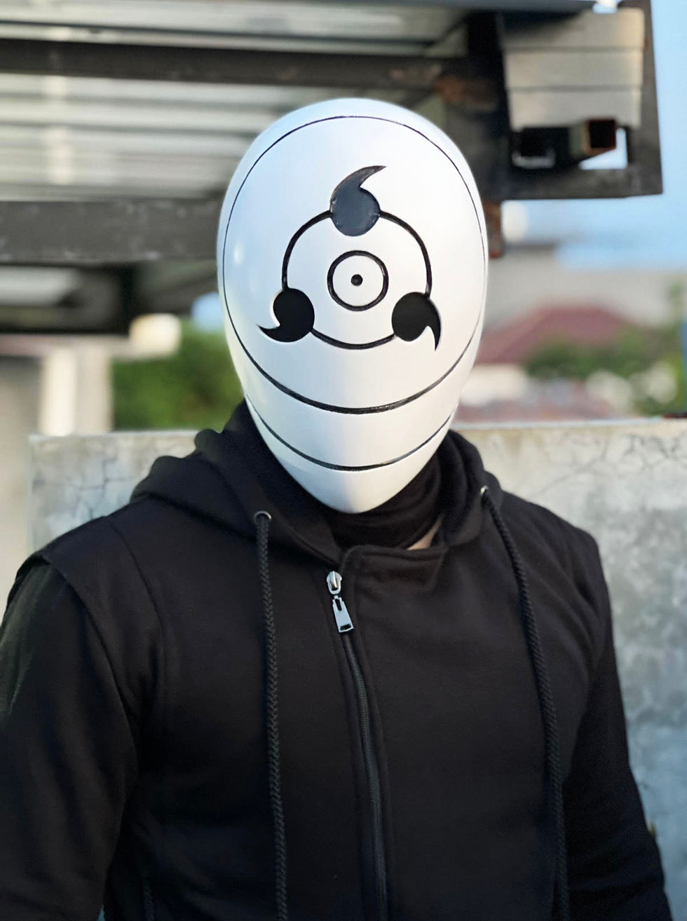 Rinegan Obito Tobi Naruto cosplay mask HQ Resin | godofprops