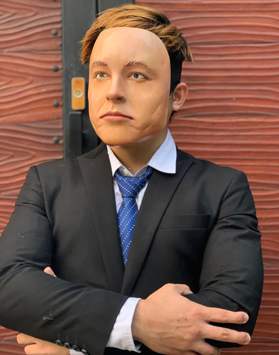 Elon Musk Face by Godofprops HQ resin | godofprops